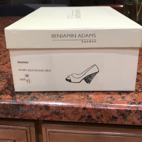 Shoes | Benjamin Adams Rhiana Ivory Duchesse Silk Shoes | Poshmark
